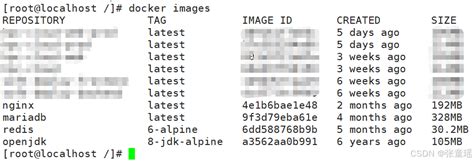 Docker 导入导出镜像和导入导出容器docker 导入一个镜像起一个名为测试的容器 Csdn博客