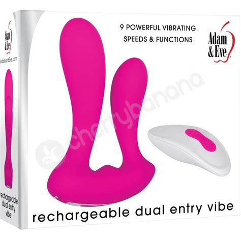Buy Adam And Eve Rechargeable Dual Entry Pink Double Penetration Vibe