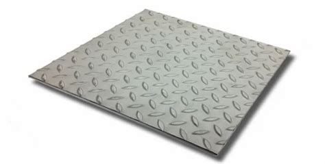 Hot Rolled 10mm Stainless Steel Chequered Plate Steel Grade Ss 304