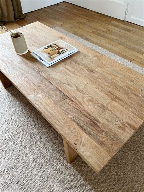 Table Basse En Teck Recyclé Sélection M