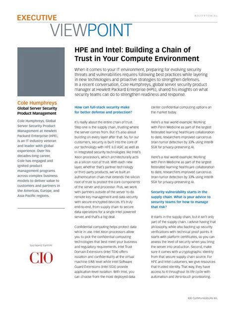 hpe compute servers and systems on linkedin executive viewpoint hpe