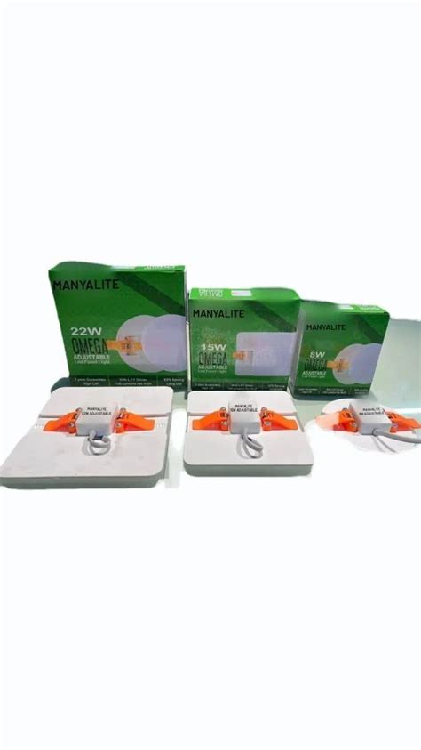 Square 8 Watt Adjustable Panal Light Cool Daylight 9w At ₹ 150piece
