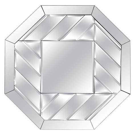 Post Modern Octagonal Beveled Mirror For Sale At 1stdibs