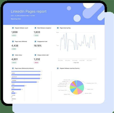 Linkedin Page Analytics Report Swydo