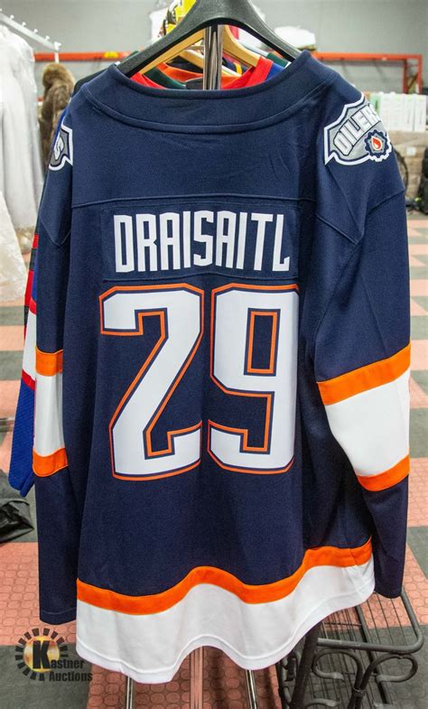 Leon Draisaitl Oilers Xxl Nhl Authorized Jersey Kastner Auctions