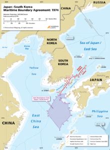 Japan South Korea Maritime Boundary Sovereign Limits
