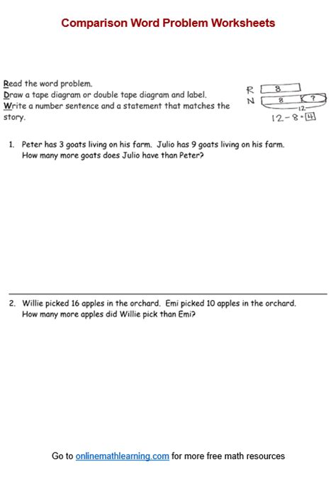 2nd Grade Math Word Problem Worksheets 2nd Grade Math Word Problems