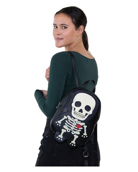 Glow In The Dark Skeleton Backpack For Halloween Horror