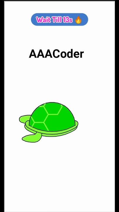 draw an amazing turtle 🐢 in python turtle coding status shorts