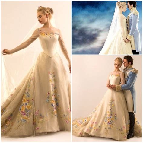 2015 Wedding Dress Lily James Cinderella Wedding Dresses Sheer Bateau