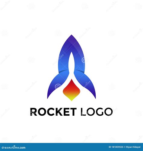 Awesome Abstract Gradient Speed Rocket Logos Company Modern Logo Design