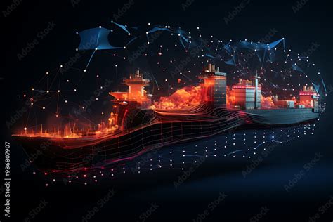 Roadmap Visualizing Ai Driven Shipping Route Optimization Within Shipping Freight Showing How Ai