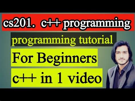 Cs201 C Programming Tutorial For Beginners Cs201 Programming YouTube
