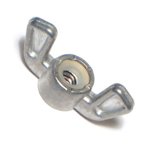 Nylon Insert Forged Locking Wing Nuts Zinc Plated Bolts Plus Inc