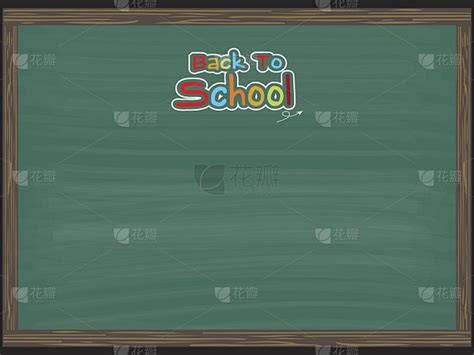 回到学校，在黑板上写背景