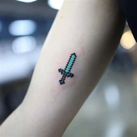 21 Must See Minecraft Tattoo Ideas Thatll Up Your Ink Game 1