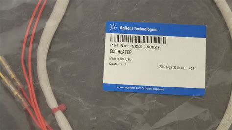 Agilent Ecd Heater Pn 19233 60627