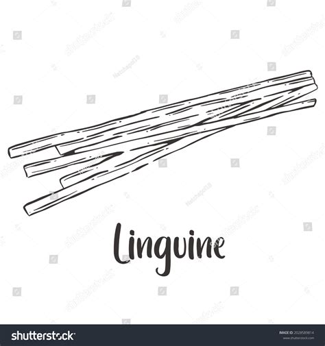 Linguine Pasta Drawing At Connie Talbert Blog