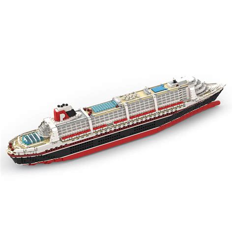 1400 The Poseidon Modern Cruise Ship Model4380pcs Letbricks