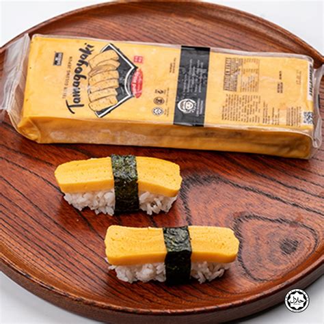 Safegg Frozen Tamagoyaki Japanese Rolled Omelette Pasteurized Chicken