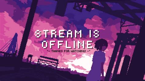 Cute Twitch Offline Banner Animated Pixel Art Static Etsy