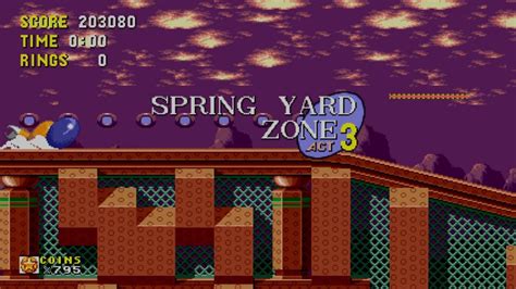 Sonic Origins Pc Spring Yard Zone Act 3 Sonic And Tails