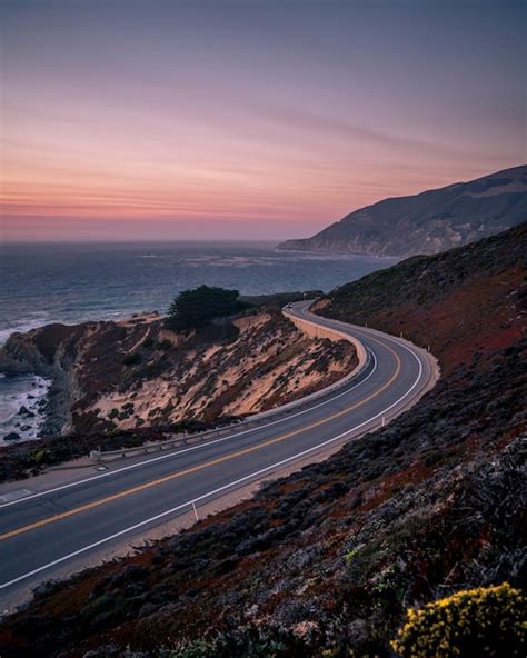 Premium Photo Vertical Shot Of Pacific Coast Highway Surrounded By