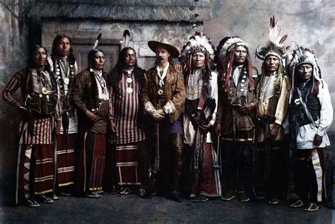 Buffalo Bill And Wild West Show Brought Back To Life In Colour With