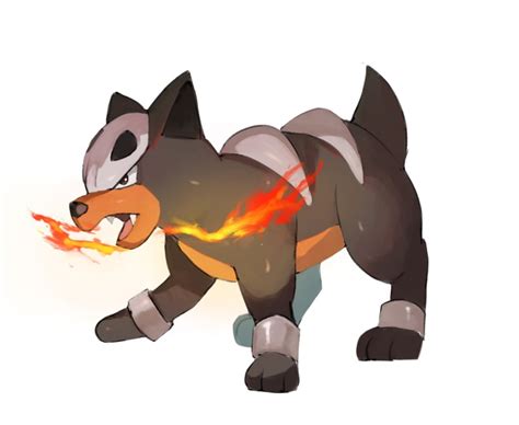 Houndour Pokemon Drawn By Horezai Danbooru