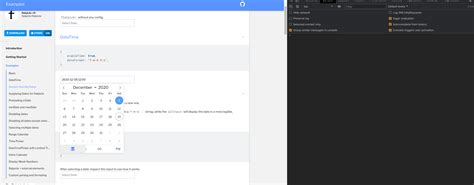 Flatpickr Js Org Documentation Issue With Control For Example Pages Issue Flatpickr