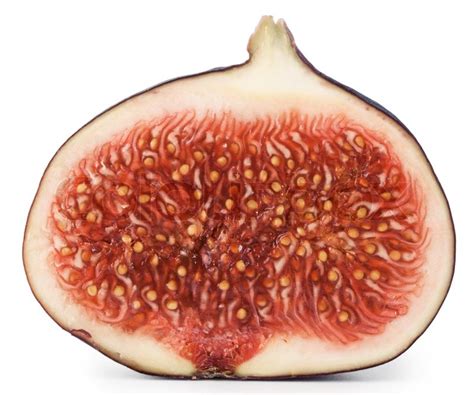 Cut The Middle Of Figs With Seeds Stock Image Colourbox