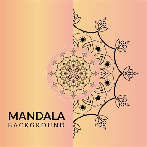 Premium Vector Vector Mandala Background Design