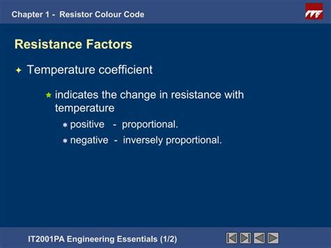 Chapter1 Resistors Color Coding Pdf Consumer Electronics