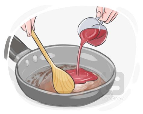Definition And Meaning Of Deglaze Langeek
