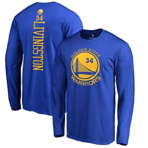 Shaun Livingston Golden State Warriors Backer Long Sleeve T Shirt