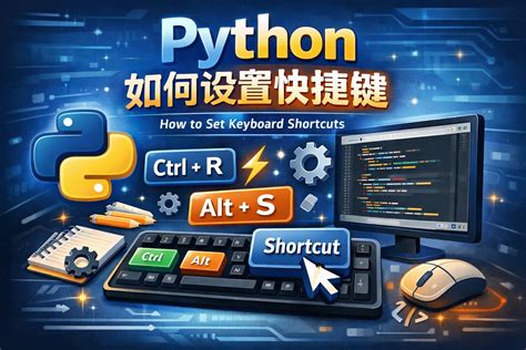 Python如何设置快捷键 Python如何设置快捷键