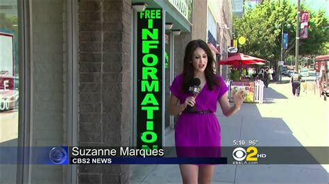 Suzanne Marques 2011 08 01 5pm Cbs2 Hd Purple Dress Legs Youtube