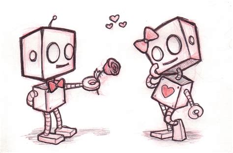 Brittas Doodle Blog Robot Love