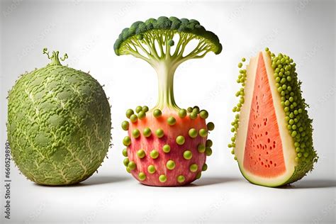 The Evolution Of A Crown Of Broccoli Into A Watermelon Stages Of