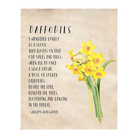 Poem Daffodils