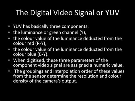Yuv Y Cb Cr And Subsampling