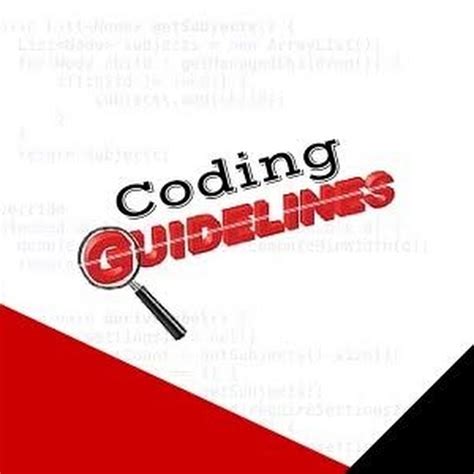 Coding Guidlines Youtube
