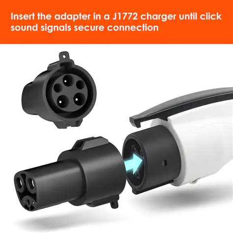 Rexing J1772 To Tesla Electric Vehicle Ev Charger Adapter For Tesla