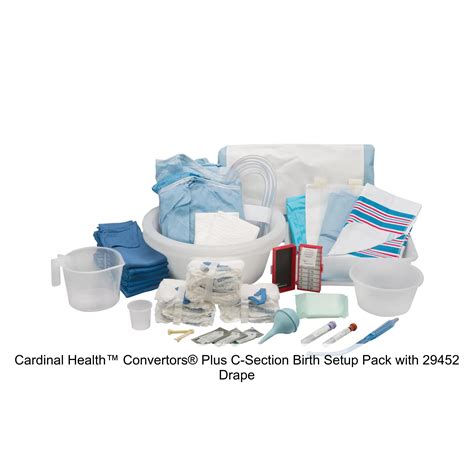Cardinal Health™ Convertors® Plus C Section Birth Setup Pack With 29452