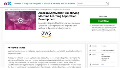 A How To Course On Edx About Amazon Sagemaker And Machine Learning