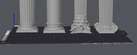 Columns Tuscan Doric Ionic Corinthian By Biondo Makerworld