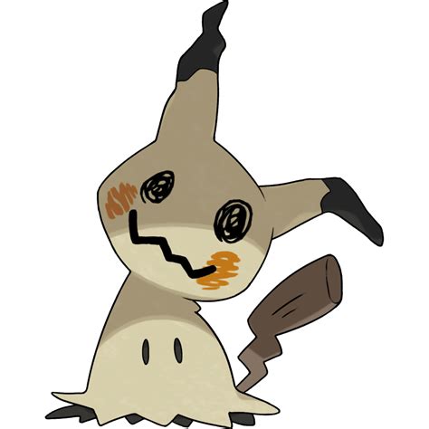 Mimikyu Character Art Cute Illustration Anime Style Png