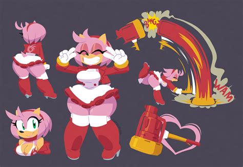 31501 Suggestive Artistcaptainmolasses Amy Rose Big Butt Piko