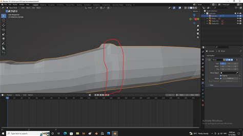 how do i remove fix this part of my mesh that only appears in object