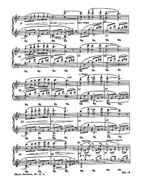 李斯特 改编 肖邦 春天 S480 No2 Op74 No2钢琴谱 壁炉山庄叙事曲 虫虫乐谱